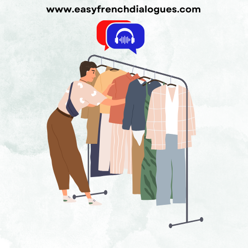 FLE dans une boutique de vêtements - Easy French Dialogues – Learn French